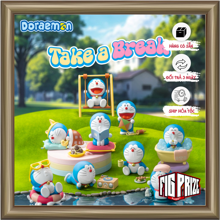 Doraemon Take a Break Series Blind Box Model - 52Toys | Shopee Malaysia