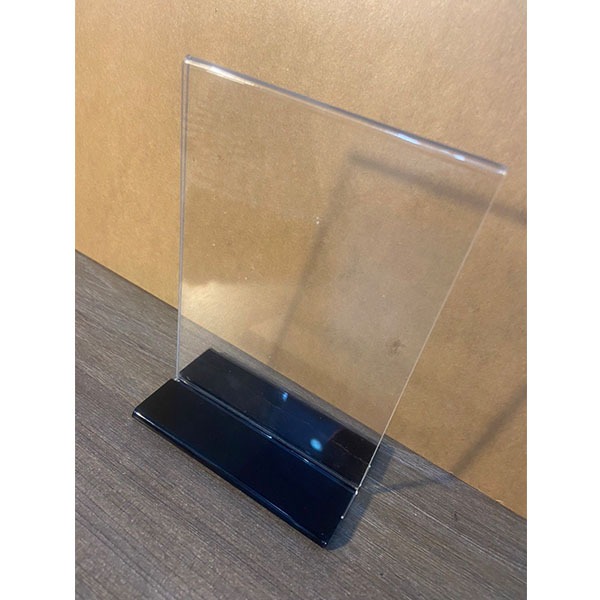 Mica tabletop menu - Mica menu shelf - Mica tabletop Standee A4, A5, A6 ...