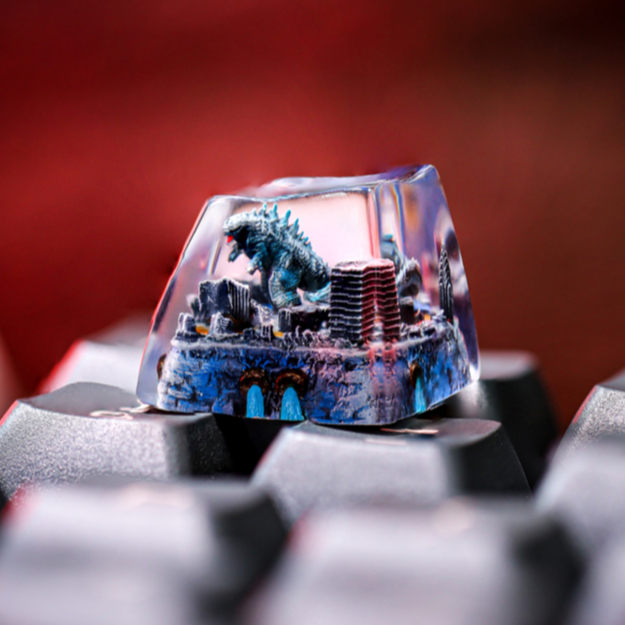 Godzilla Monster giant Monster keycap, artisan keycap, SA profile ...