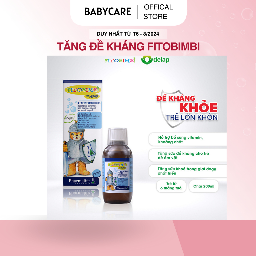 Fitobimbi IMMUNO Syrup Comprehensive Immune Booster System for Children ...