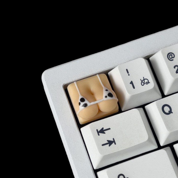 Artisan Keycap - handmade Bikini resin mechanical keyboard button ...