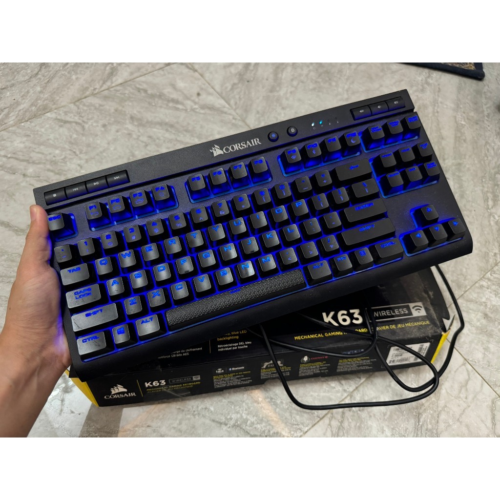 Wireless Keyboard CORSAIR K63 RED SWITCH | Shopee Malaysia