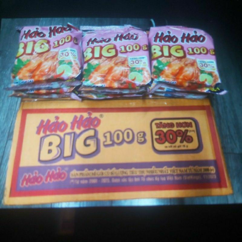 Carton of 30 packs of Hao Hao Big 100g | Shopee Malaysia