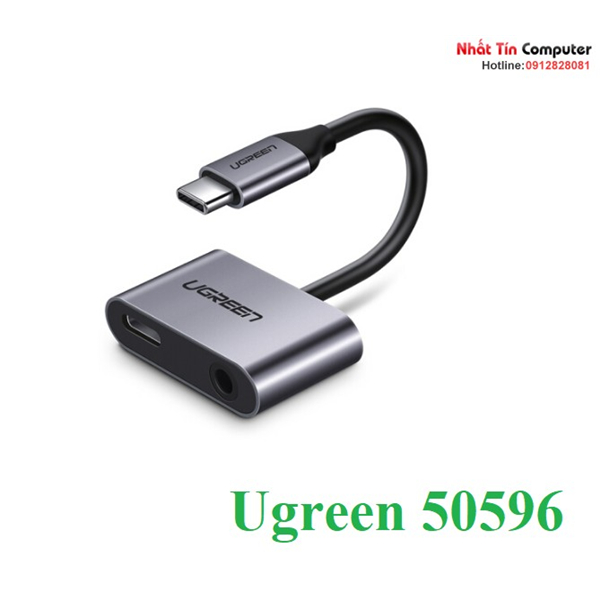 Ugreen 50596 genuine USB type-C to 3.5mm converter cable supports high-end charging port ...