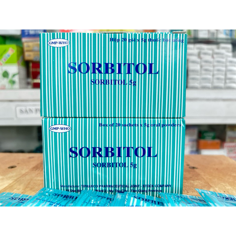 Sorbitol laxative granules to support constipation (box of 20 packs ...