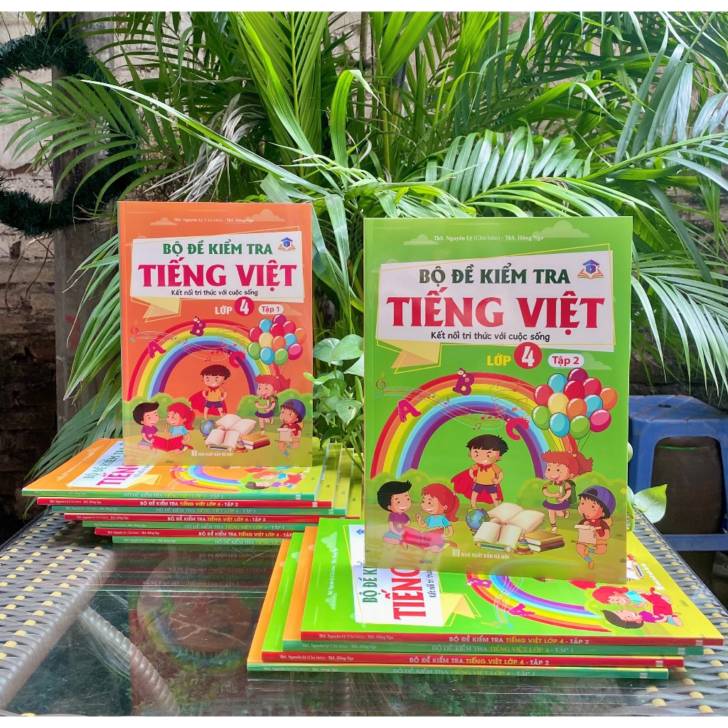 TRI Book - Set of 2 books Vietnamese test set for grade 4, volumes 1 ...