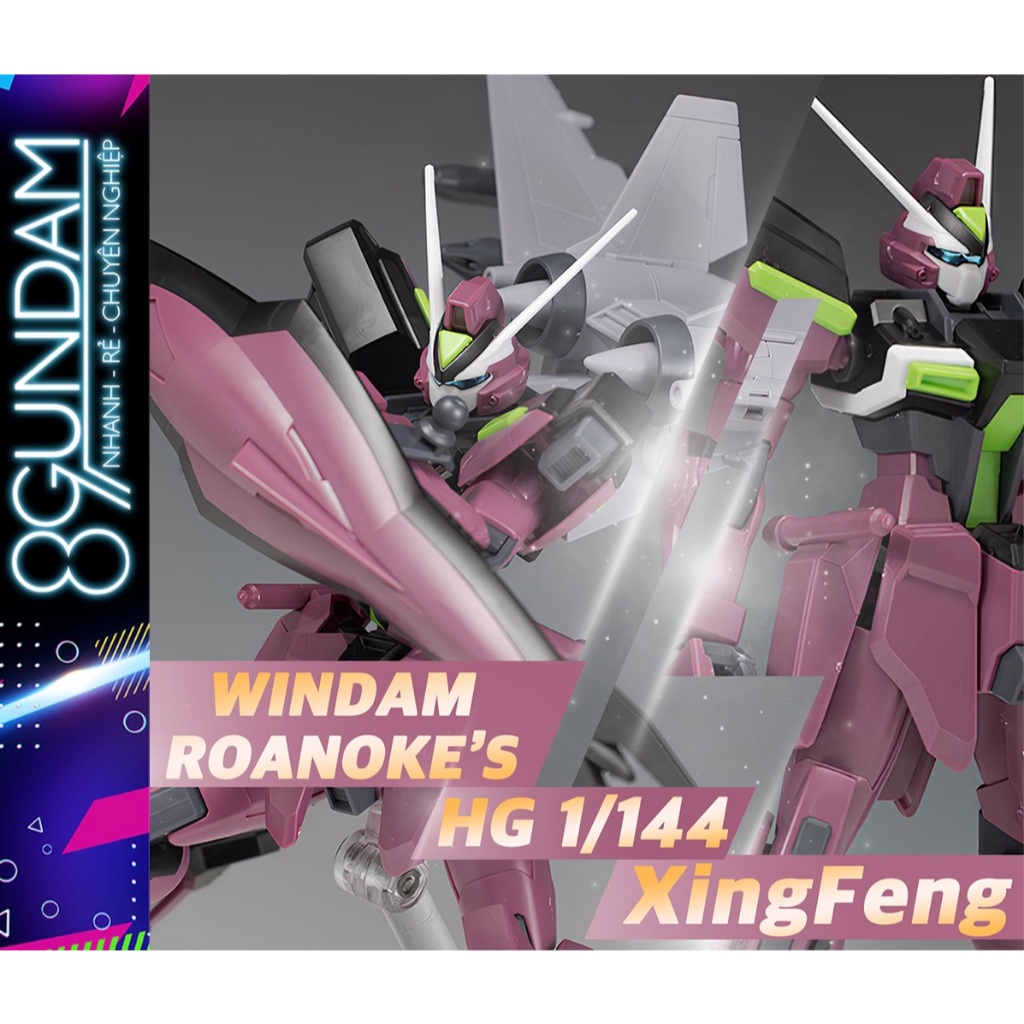 Hg GAT-04 Neo Roanoke's Windam Fighter Assembly Model (with base and ...