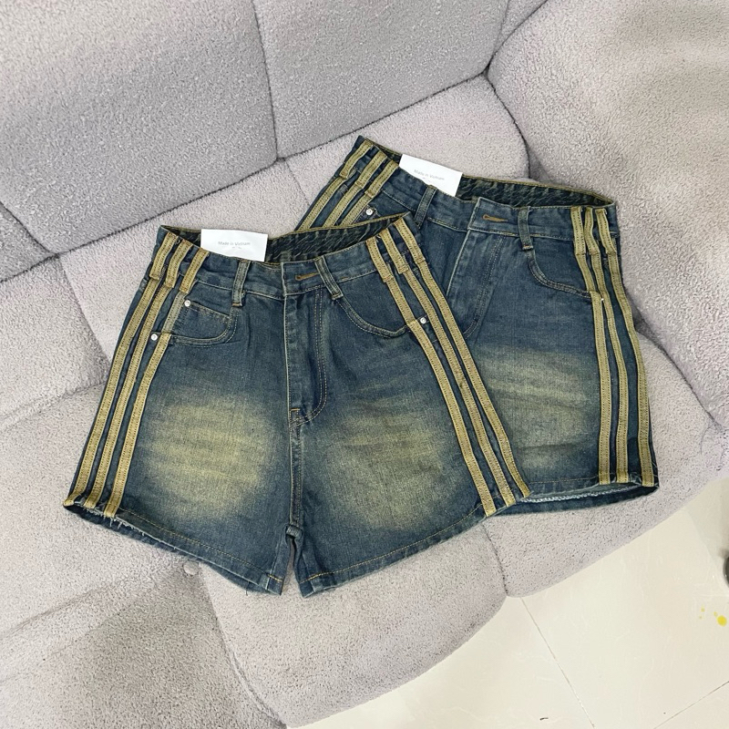 Socc Women's Jean Shorts with Smooth Hem, High Waist, Standard Form ...