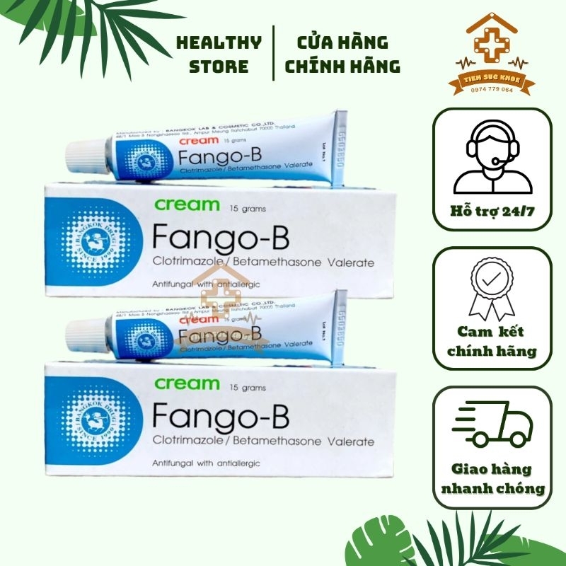 Fango-b Cream Thailand 15gr - Tinea versicolor, Ringworm, Itchy Fungus ...