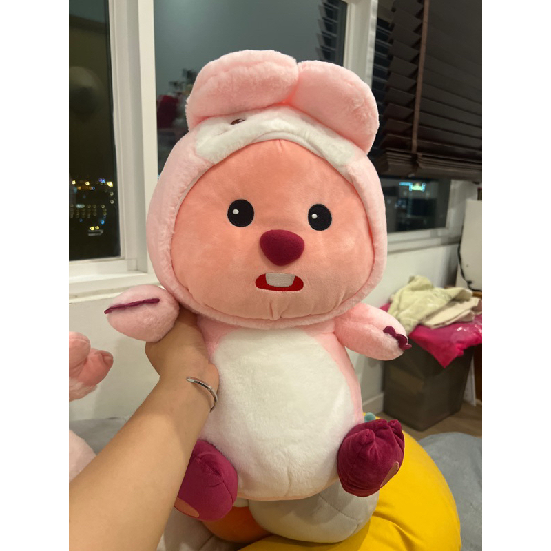 Loopy Cospay Pink Rabbit Plush | Shopee Malaysia