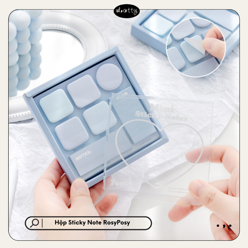 Box 210 Sticky Note Planwith Makes Plan Handy, Pastel Color Note Paper ...