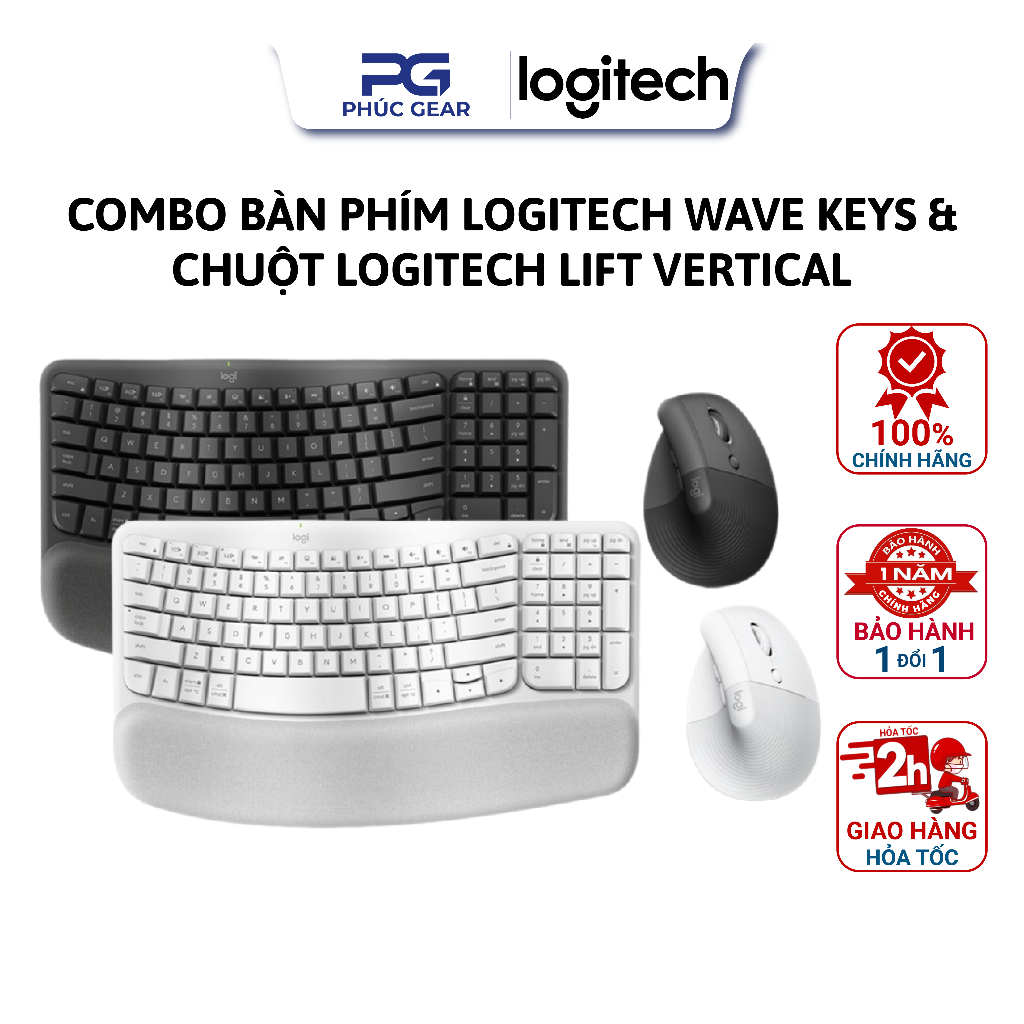 Logitech Lift Vertical Mouse Combo - Bluetooth, USB - GENUINE | Shopee ...