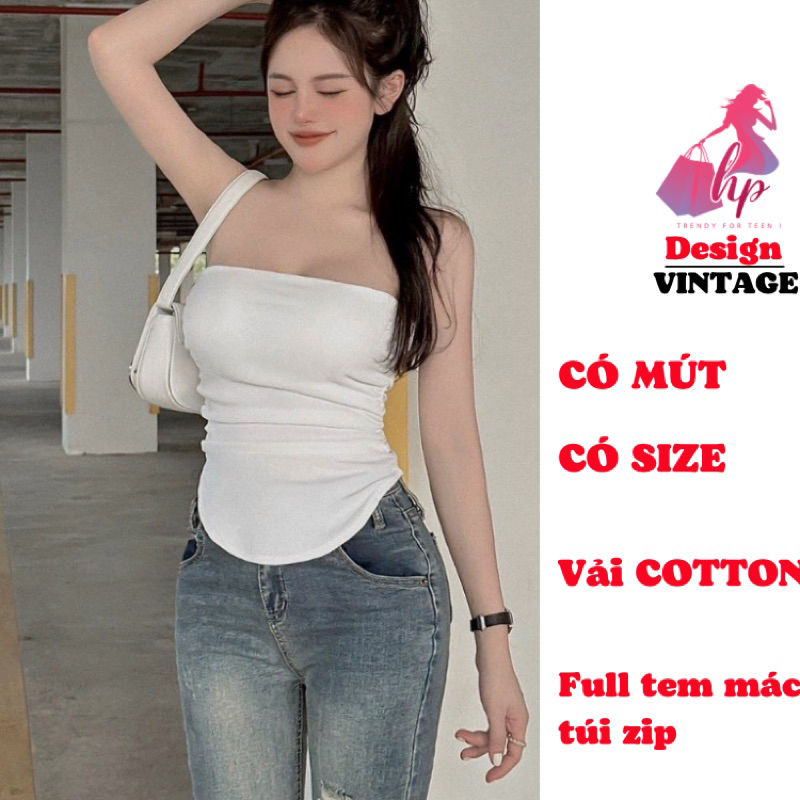 Strapless tube top with ruffles on both sides, Korean maternity body ...