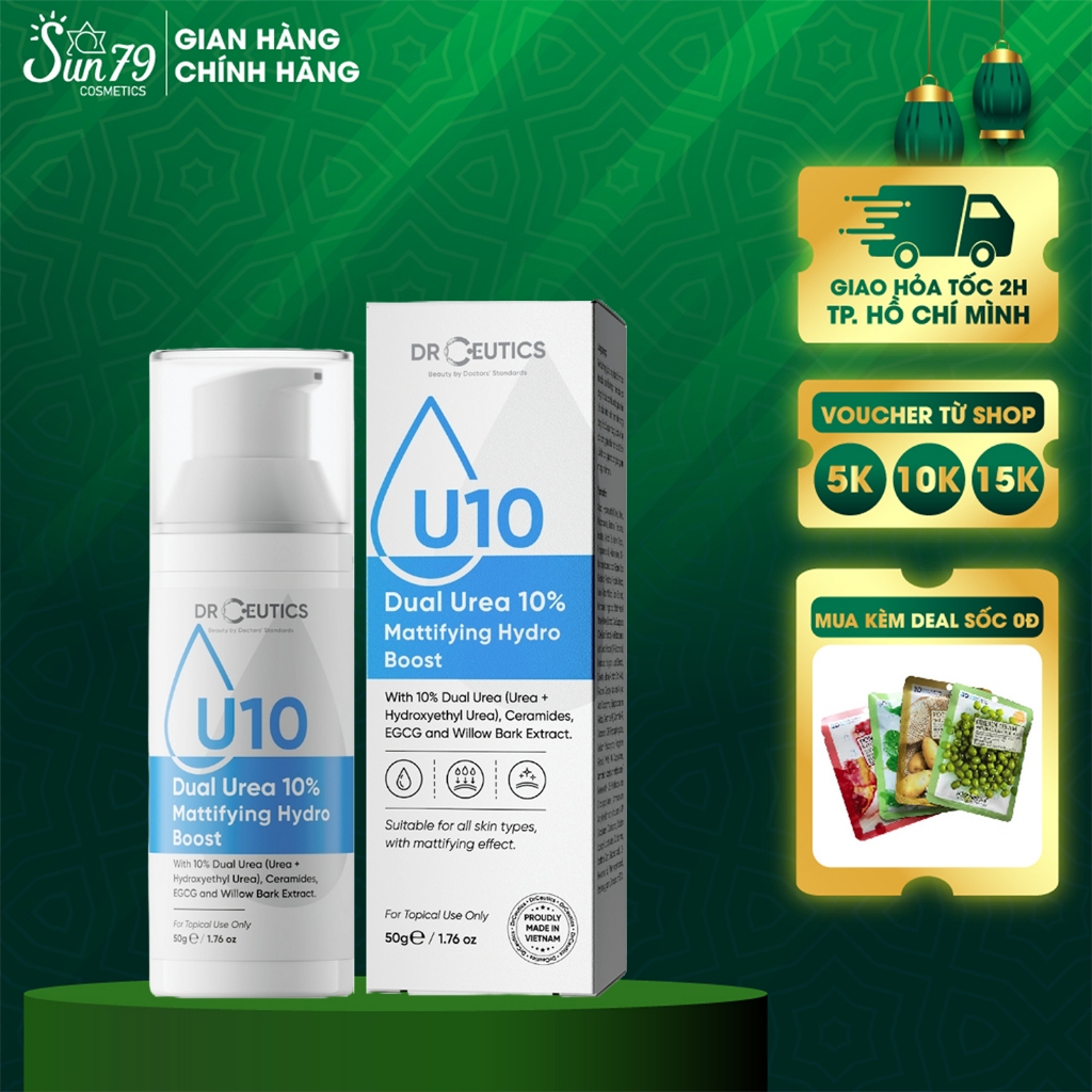 Drceutics Dual Urea 10% Mattifying Hydro Boost Moisturizing Gel 50g ...