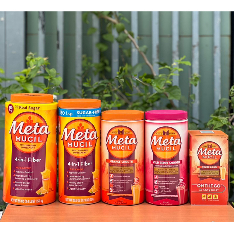 Metamucil fiber supplement - meta mucil fiber | Shopee Malaysia