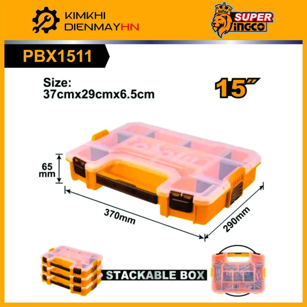 Ingco 15inch PBX1511 parts, screws, drill bits storage box | Shopee ...