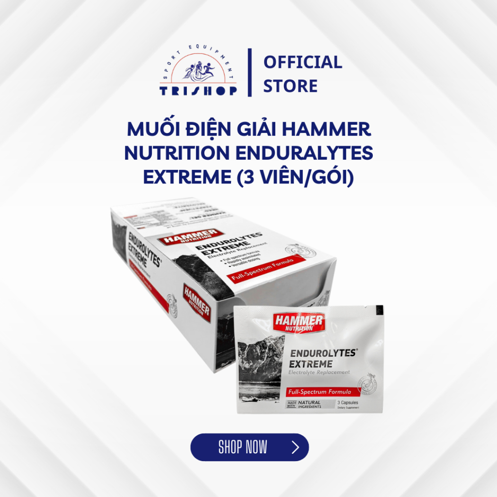 Hammer Nutrition Enduralytes Extreme Electrolyte Salt (3 tablets/pack ...