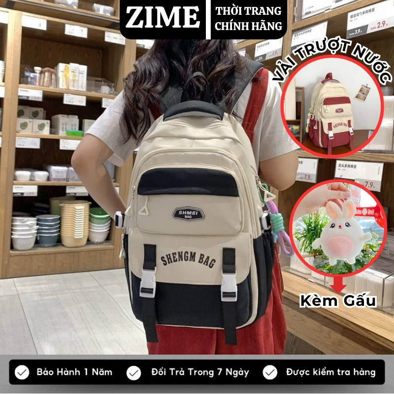 Zime men's and women's school backpacks ulzzang men's and women's ...