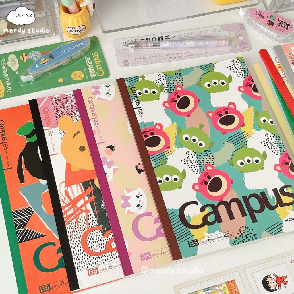 Genuine Book B5 Kokuyo Campus x Disney Limited Collection | Shopee Malaysia