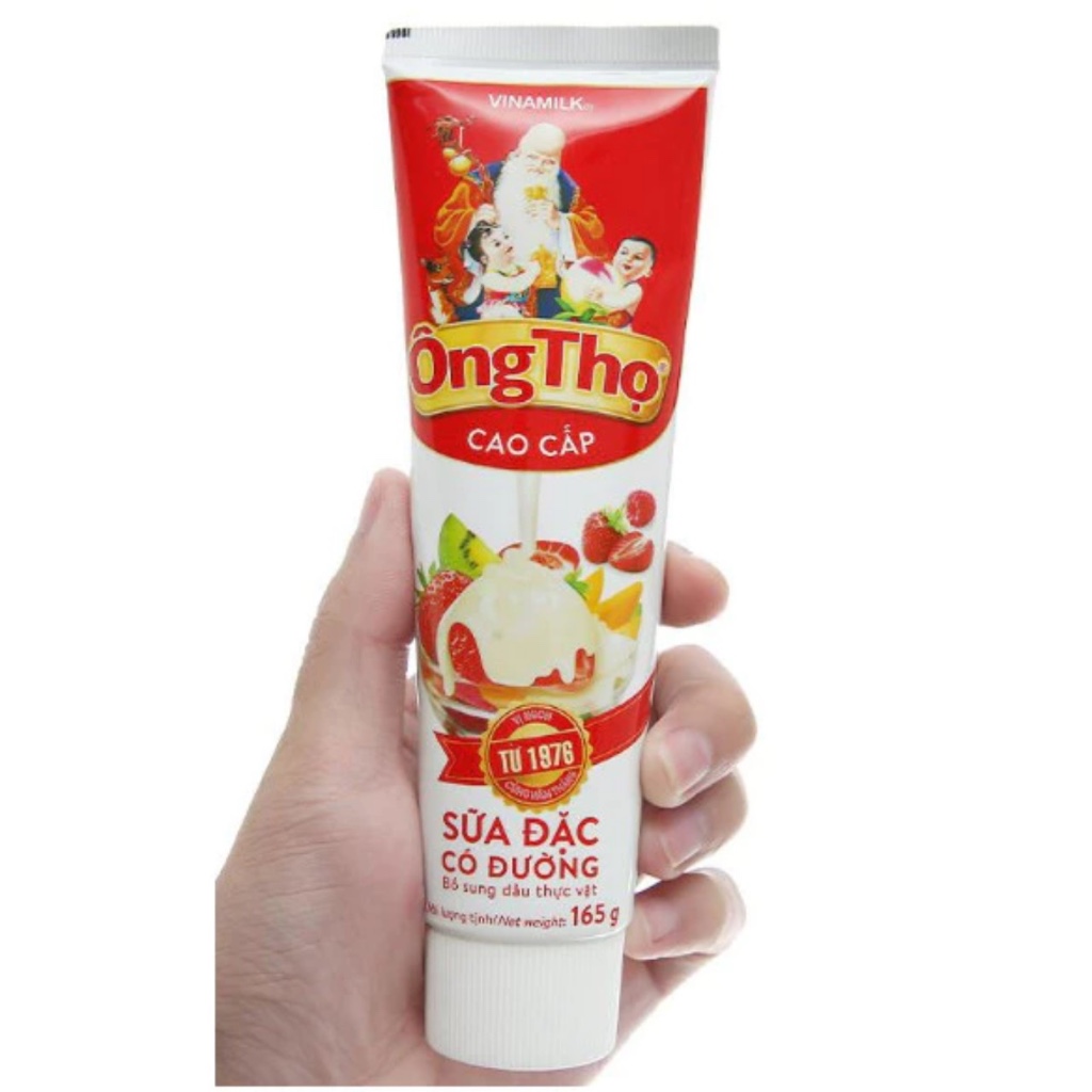 (DATE Month 1 / 2025) Ong Tho Condensed Milk 165g Vinamilk Tube ...