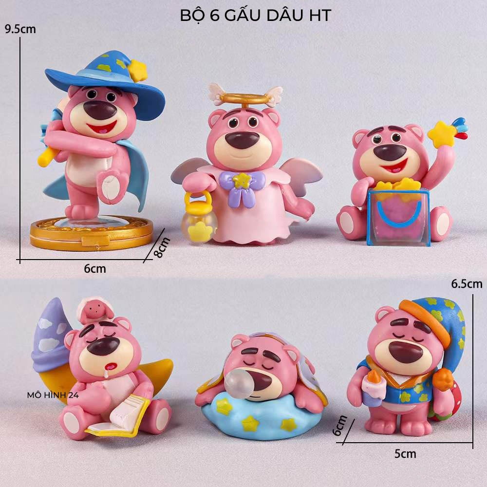 [SET Of 6 NOT RETAIL] Set of 6 Strawberry Bears HT chibi toy story ...
