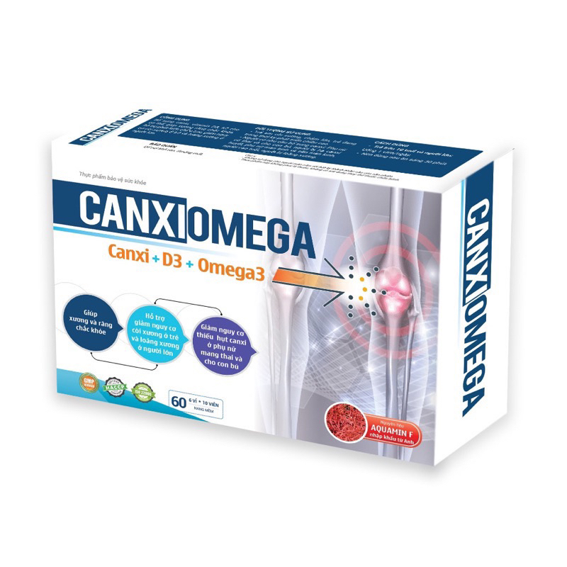Calcium + D3 + OMEGA Box Of 60 Tablets (6 Blisters x 10 Tablets ...