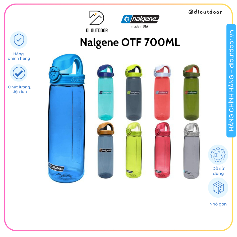 Nalgene Tritan Sustain OTF Sports Picnic Water Bottle 700ml- 1000ml ...