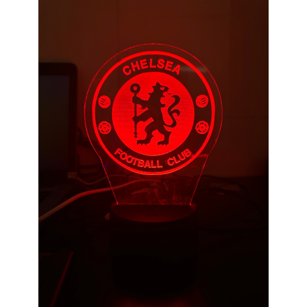 Decorative led Lights 16 Colors Club logo manchester united, liverpool ...