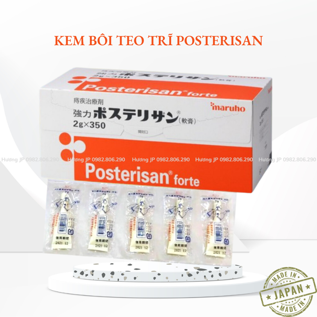 Hemorrhoids Posterisan Japanese Domestic Cream 1 Blister Of 5 Tubes ...
