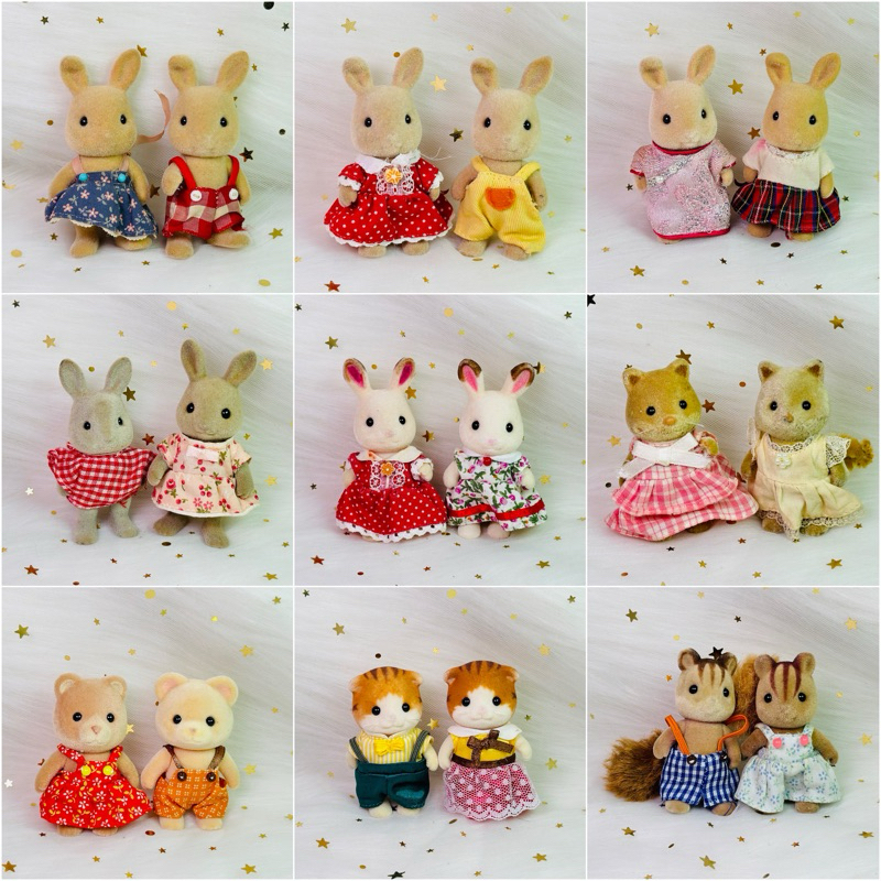 Sylvanian Families Rabbit house accessories character model toys ...