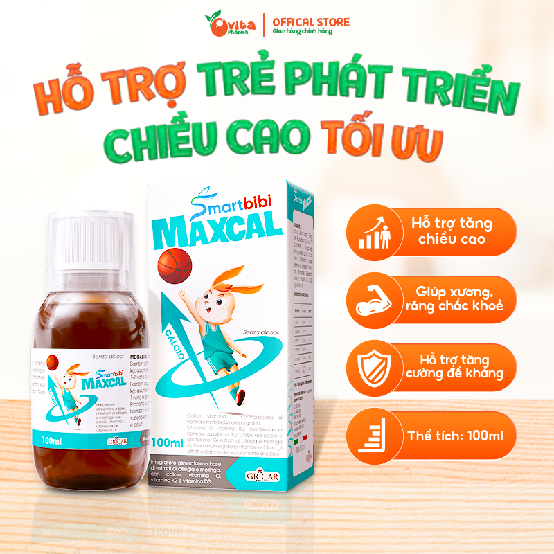 Smartbibi Maxcal Organic Calcium Supports Baby's Height Development ...