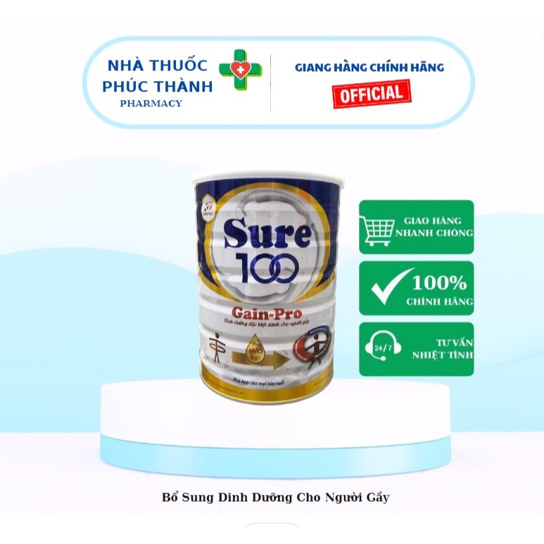 Sure 100 - GAIN PRO Nutritional Supplement for Skinny People (900g Box ...