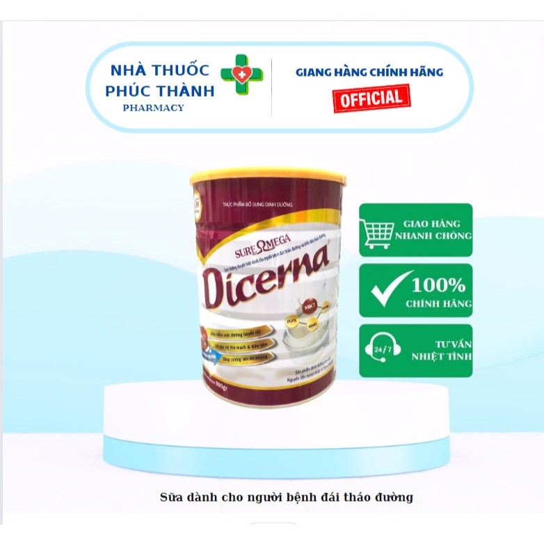 Sure Omega Dicerna - Milk for diabetics (900gram box) | Shopee Malaysia