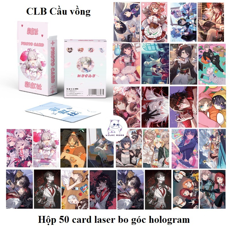Available Luxiem / NIJISANJI EN VTuber laser card box of 50 Lomo ...