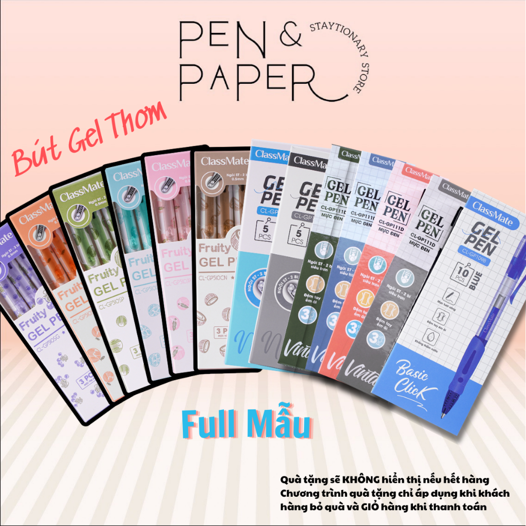 Classmate Gel Pen 2024 Nib 0.5 mm Unique Design For Students Full Model ...