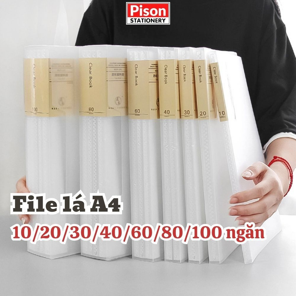 A4 Leaf File Contains Multiple Compartments - 10 / 20 / 30 / 40 / 60 ...