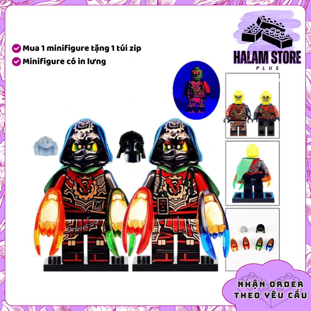 [HALAM Store] Ninjago Time brothers minifigures assembly toy - Time ...