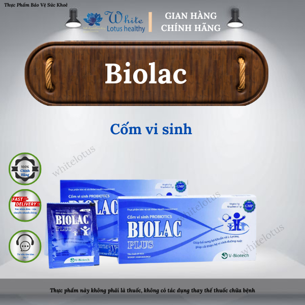 Biolac Plus - Microbial cereal, Probiotic supplement (H/10 packs x 1g ...