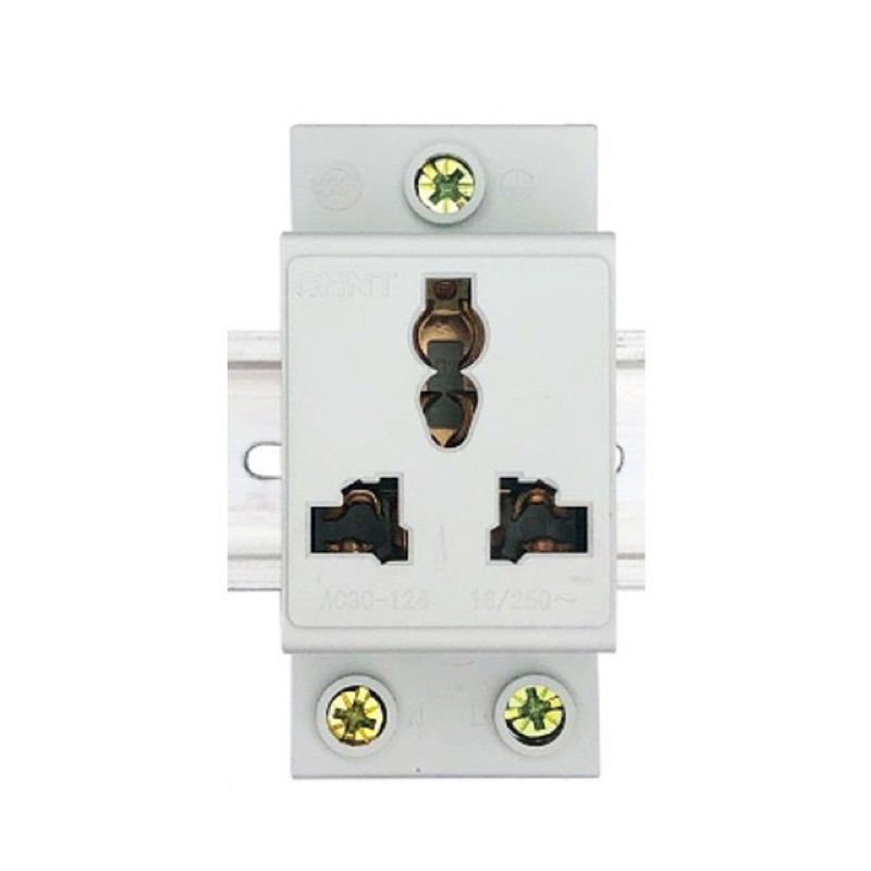 Din Rail 3 Pin Socket For Electrical Cabinet Ac30 124 Chint Company
