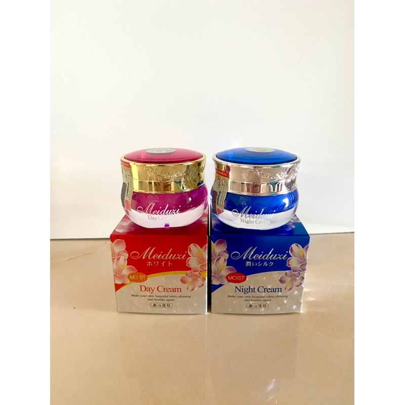 Combo Meiduxi cream whitens skin Slingshotm day and night | Shopee Malaysia