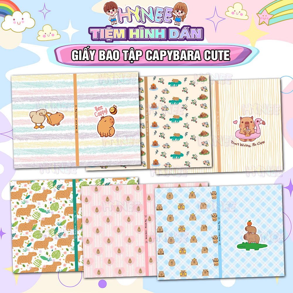 Cute Capybara Notebook Covers - Capy Notebook Covers, Student Notebook ...
