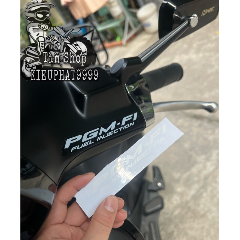 PGM logo Decal with white letters | Shopee Malaysia