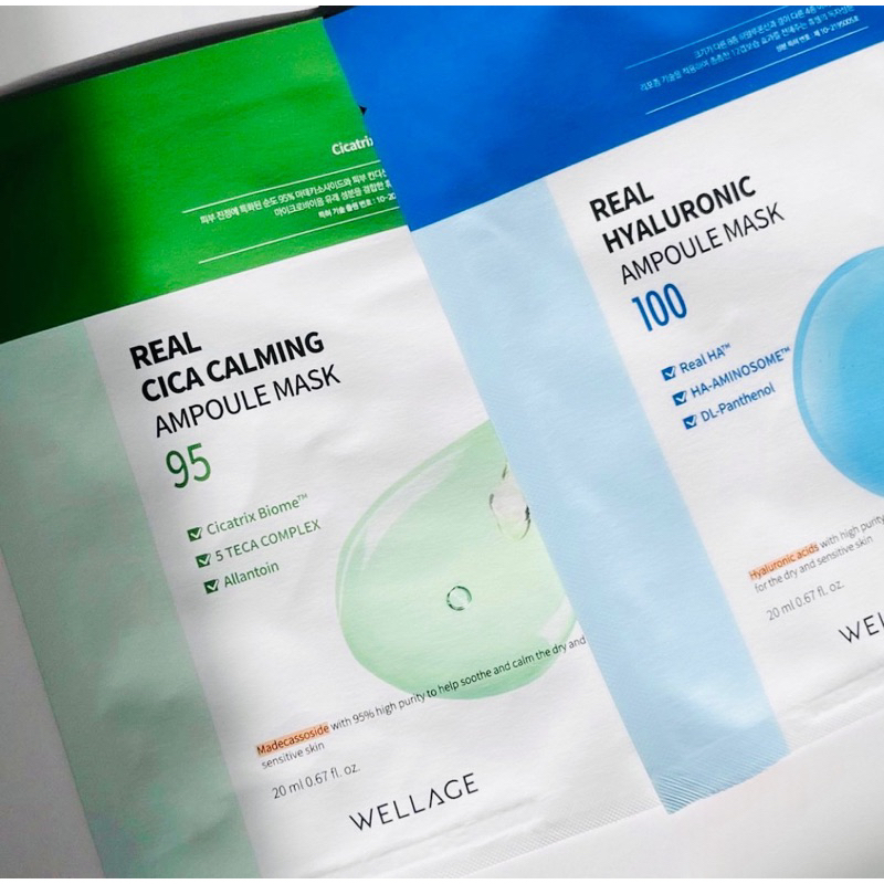 Wellage Real Hyaluronic Ampoule Mask | Shopee Malaysia