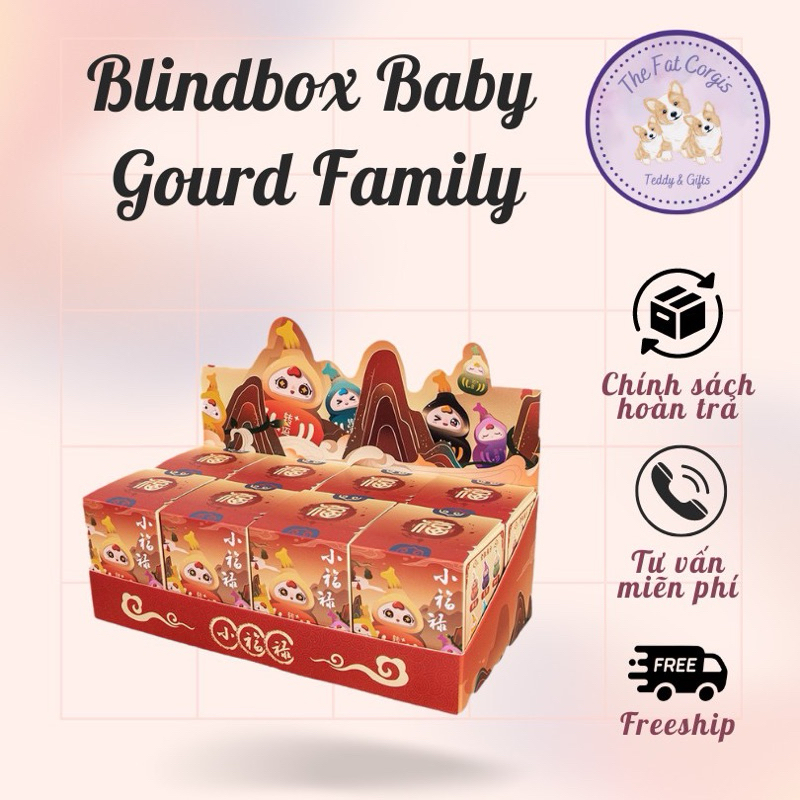 (1 Odd box) Blindbox blind box decorative model gift Family gourd ...