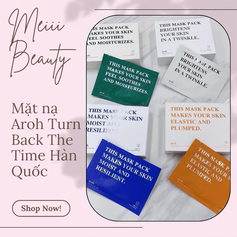 Aroh Turn Back The Time Korean Mask Full Color | Shopee Malaysia