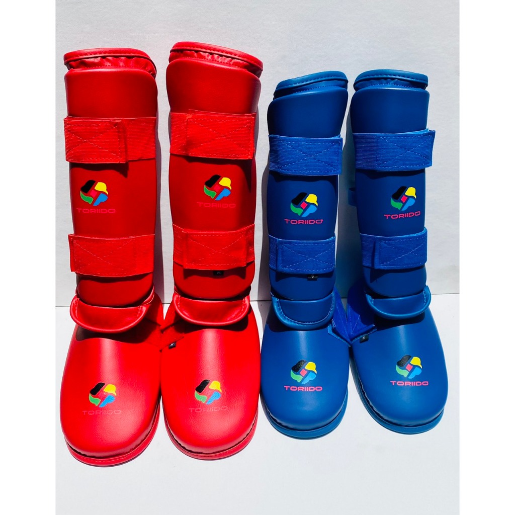 Karate competition foot protection (complete set including instep and ...