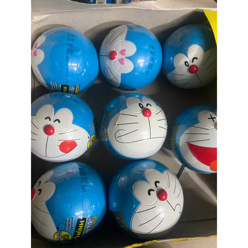 Lotte orange-flavored gum doraemon ball (with cute doraemon model ...