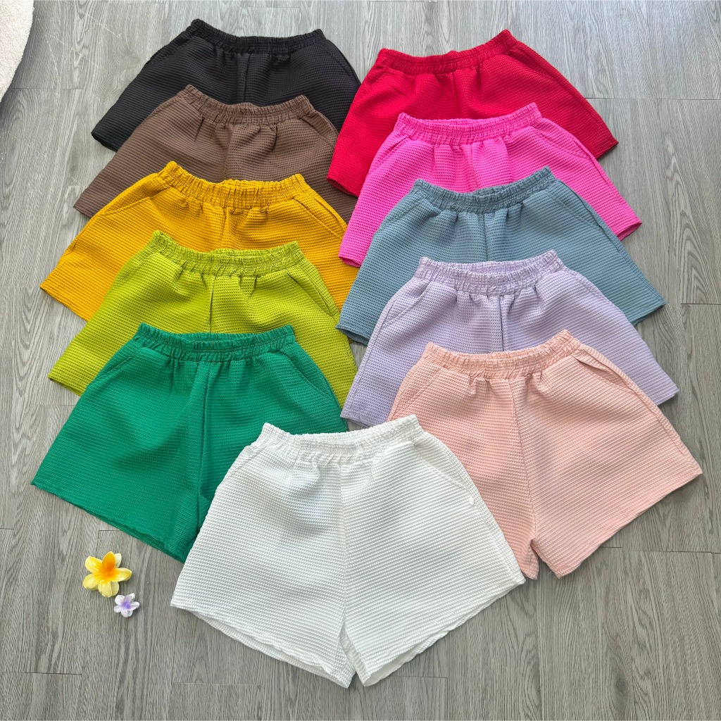 Shorts Bigsize women's elastic waist, soft, light and cool square foam ...