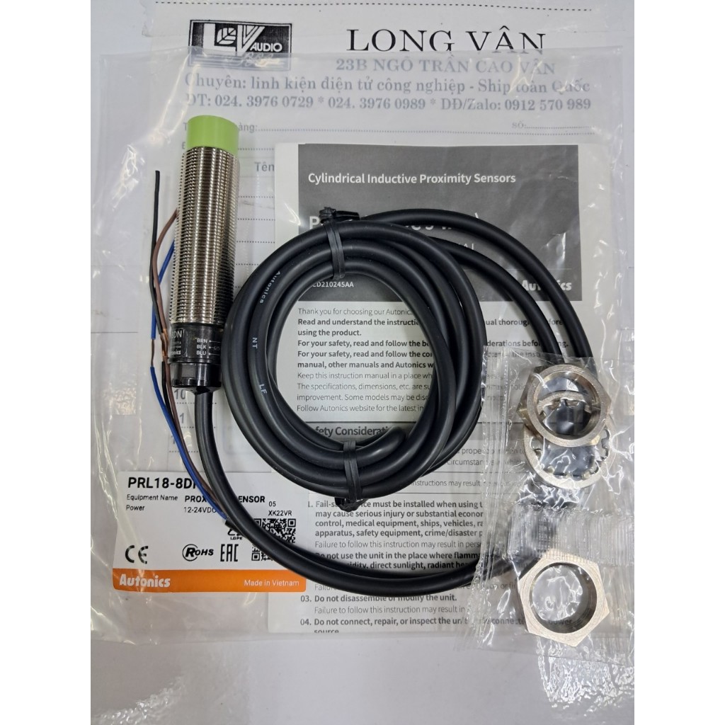 Autonics PRL18-8DN Proximity Sensor 8mm NO-NPN 12-24VDC (Company ...