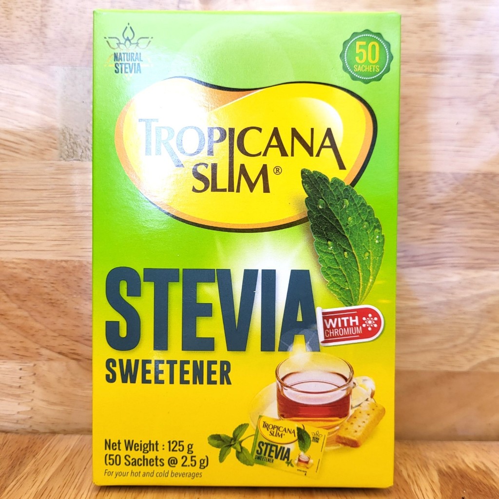 TROPICANA SLIM [STERVIA Box 125g / 50 packs] SWEET GRASS LEAF DIET ...